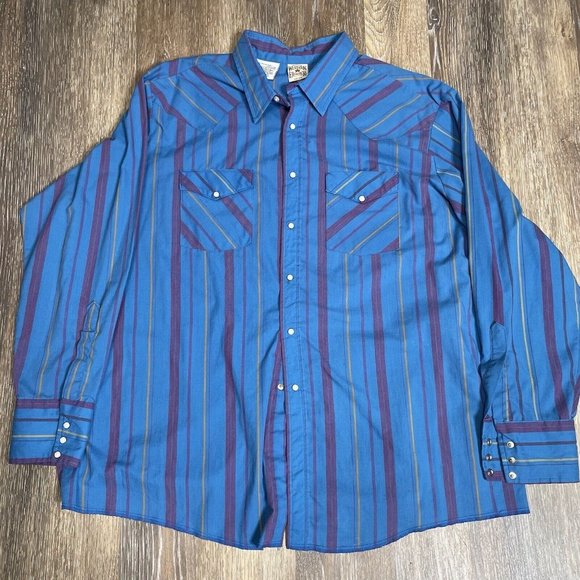 Pearl | Shirts | Vintage Western Frontier Pearl Snap Shirt | Poshmark